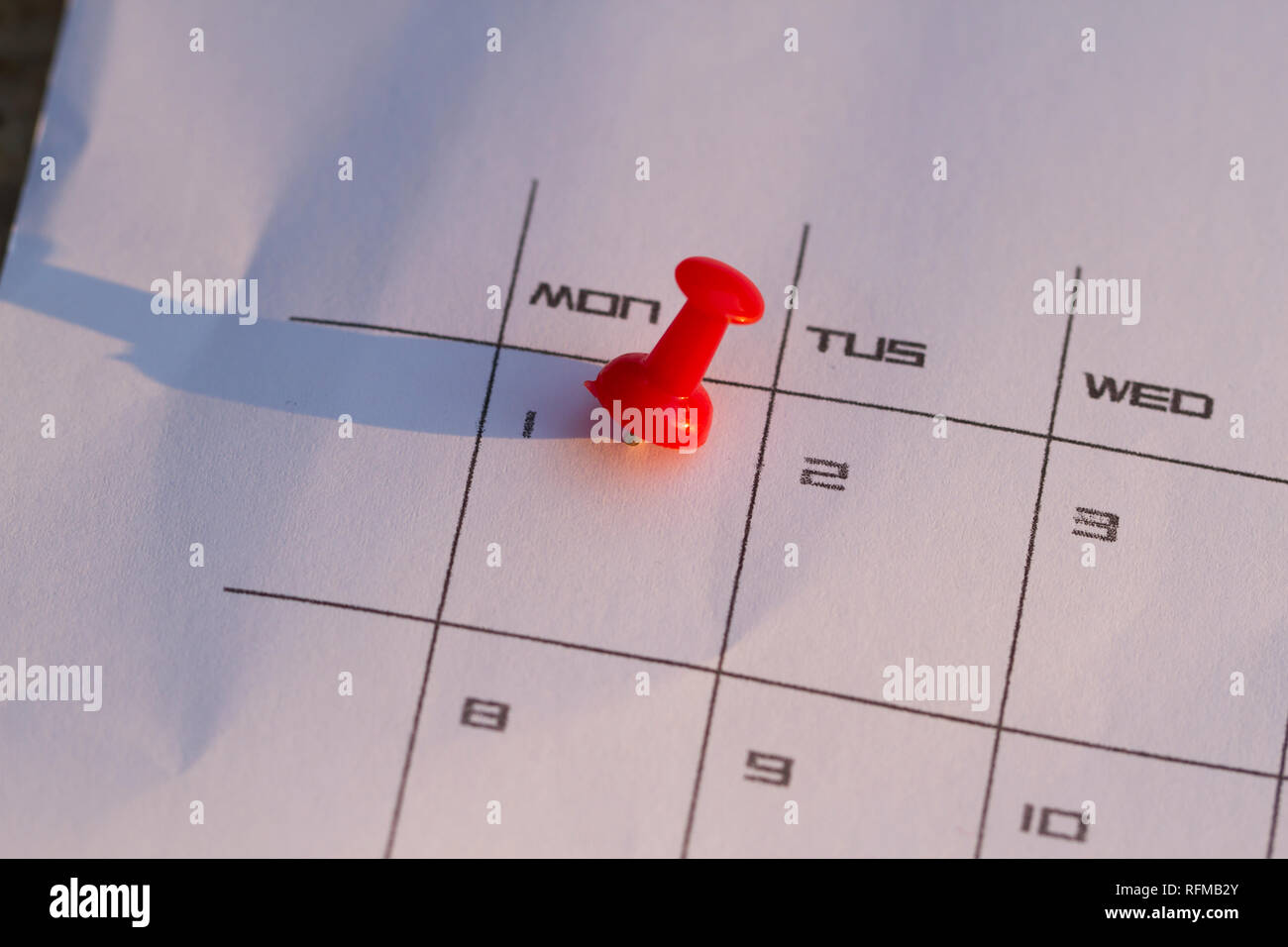 Date marking, important day Stock Photo - Alamy