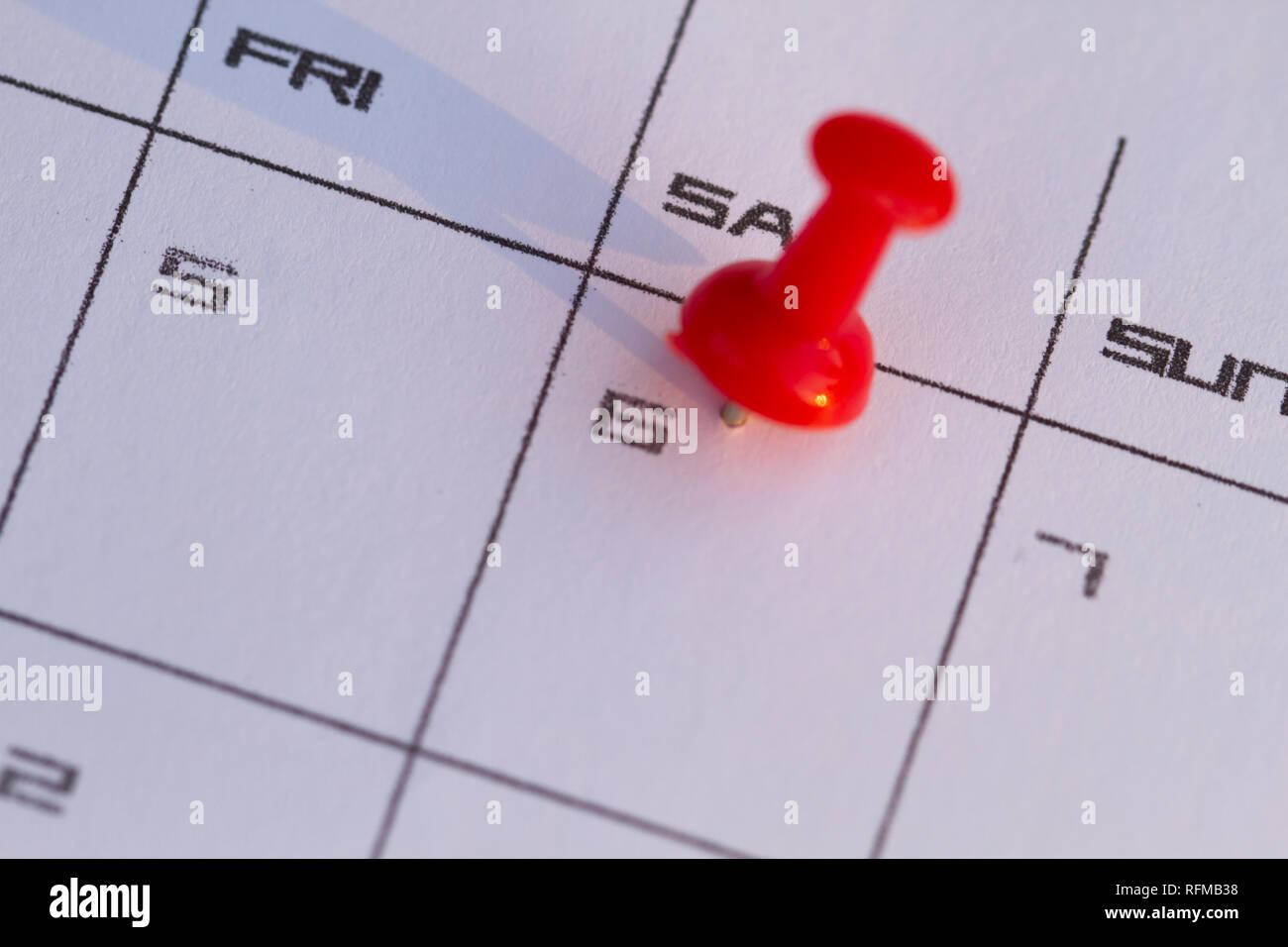 Date marking, important day Stock Photo - Alamy