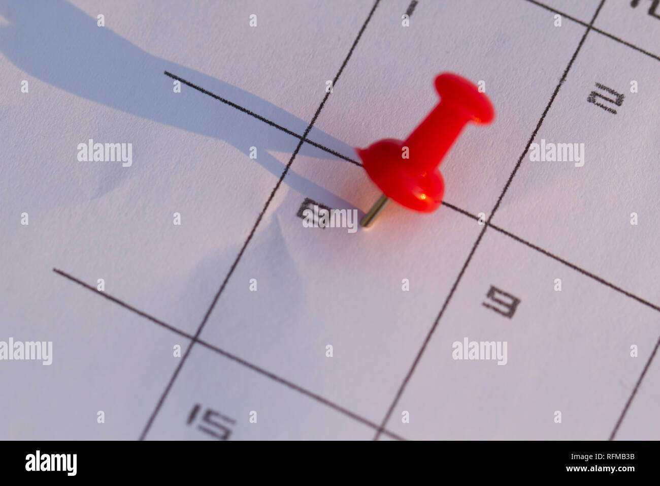 Date marking, important day Stock Photo - Alamy