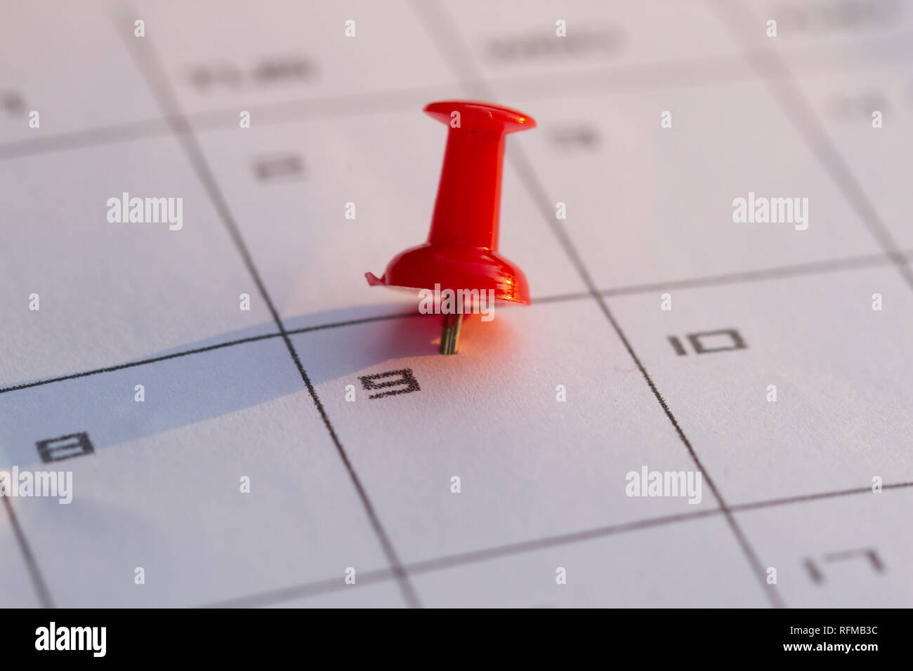 Date marking, important day Stock Photo - Alamy