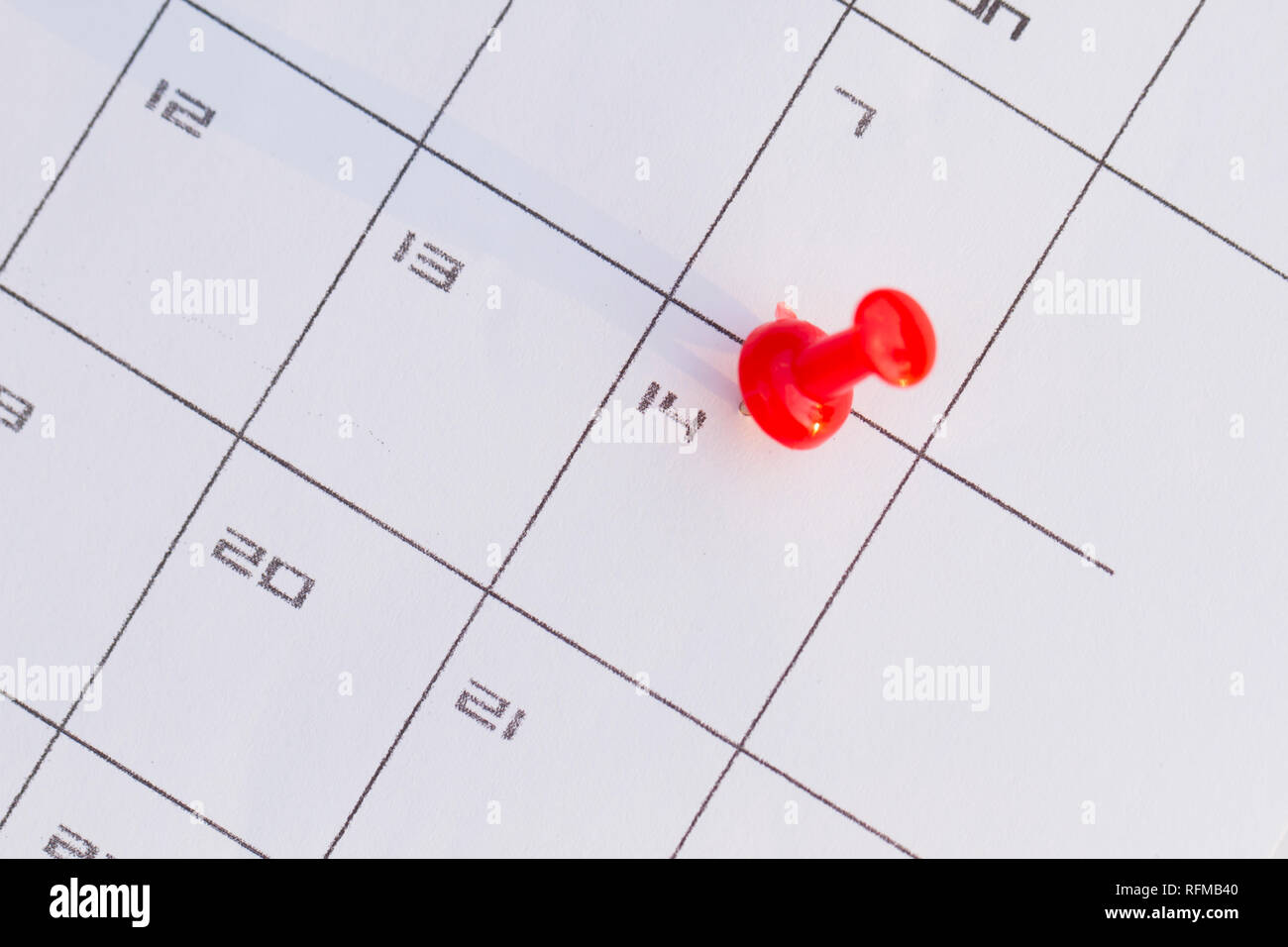 Date marking, important day Stock Photo - Alamy