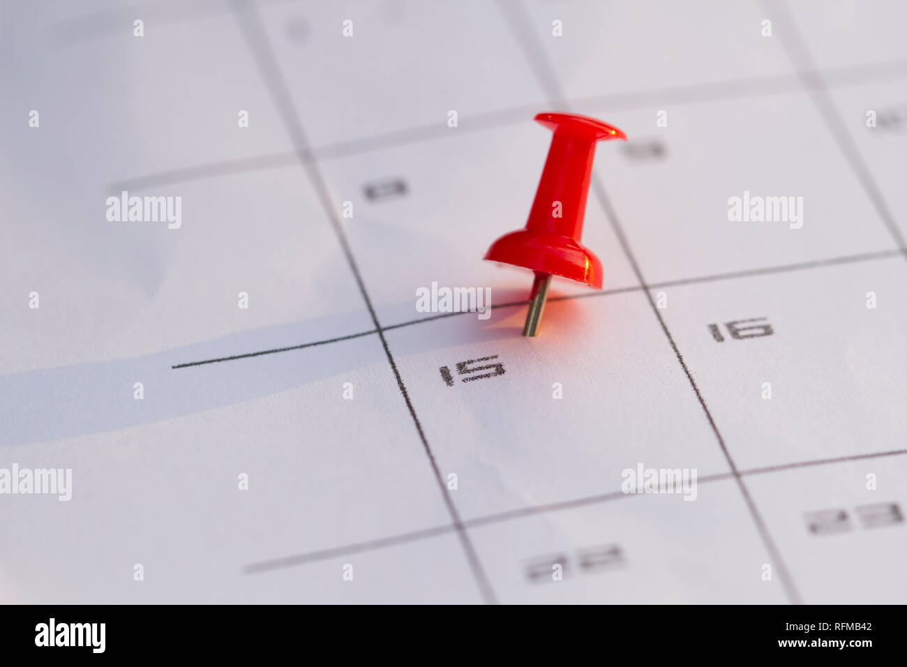 Date marking, important day Stock Photo - Alamy