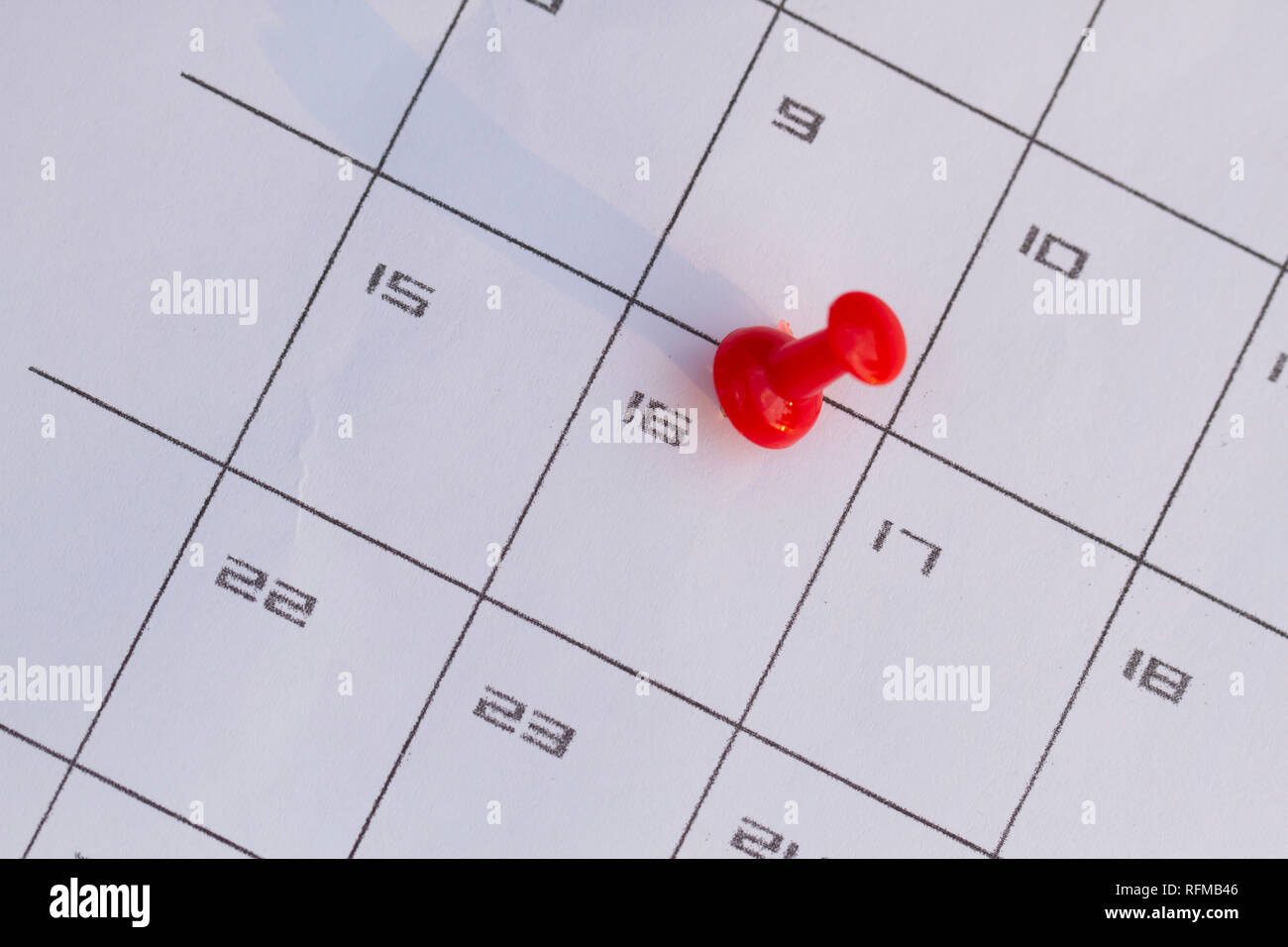 Date marking, important day Stock Photo - Alamy