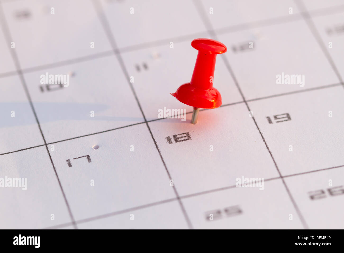 Date marking, important day Stock Photo - Alamy