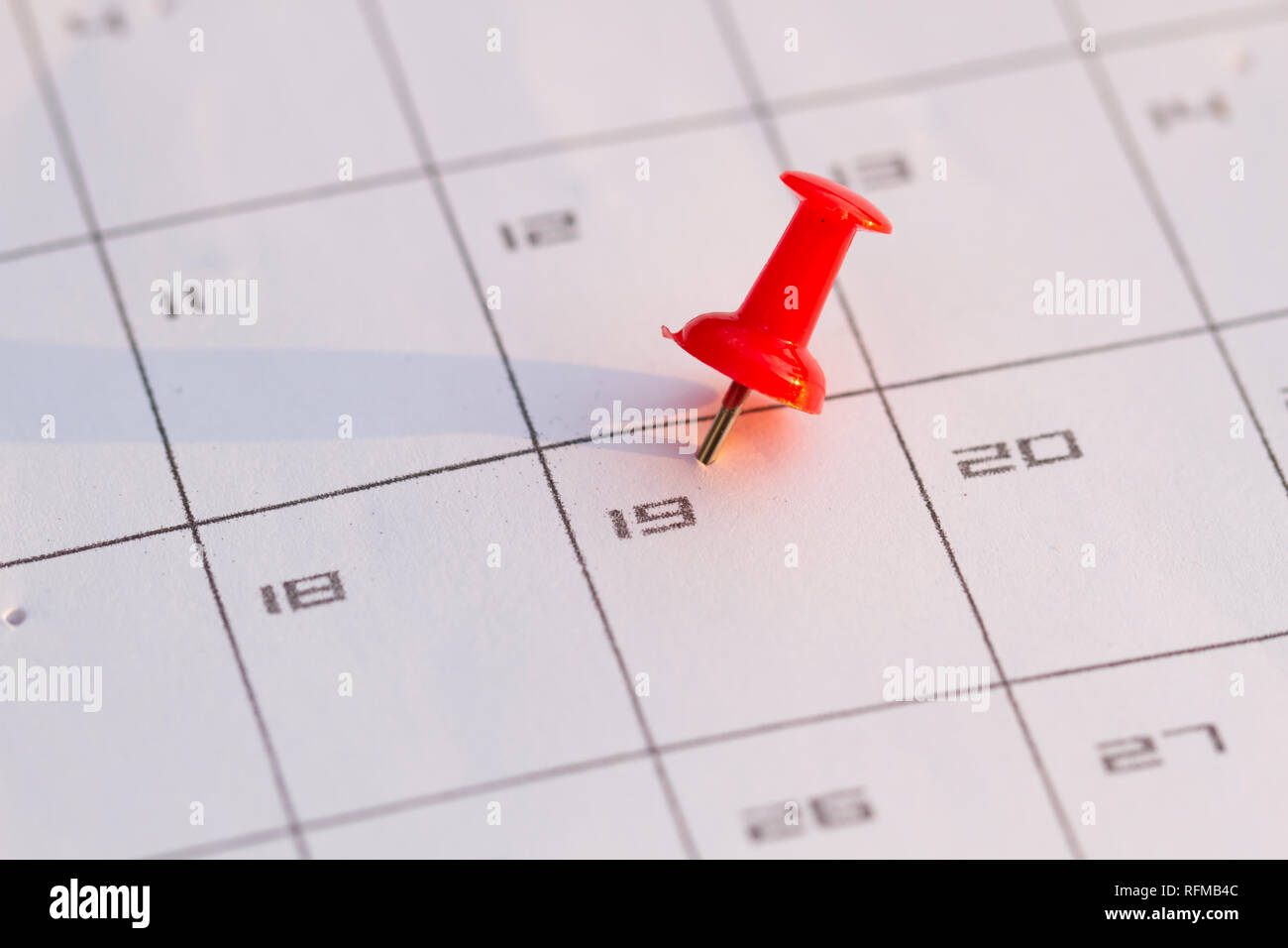 Date marking, important day Stock Photo - Alamy