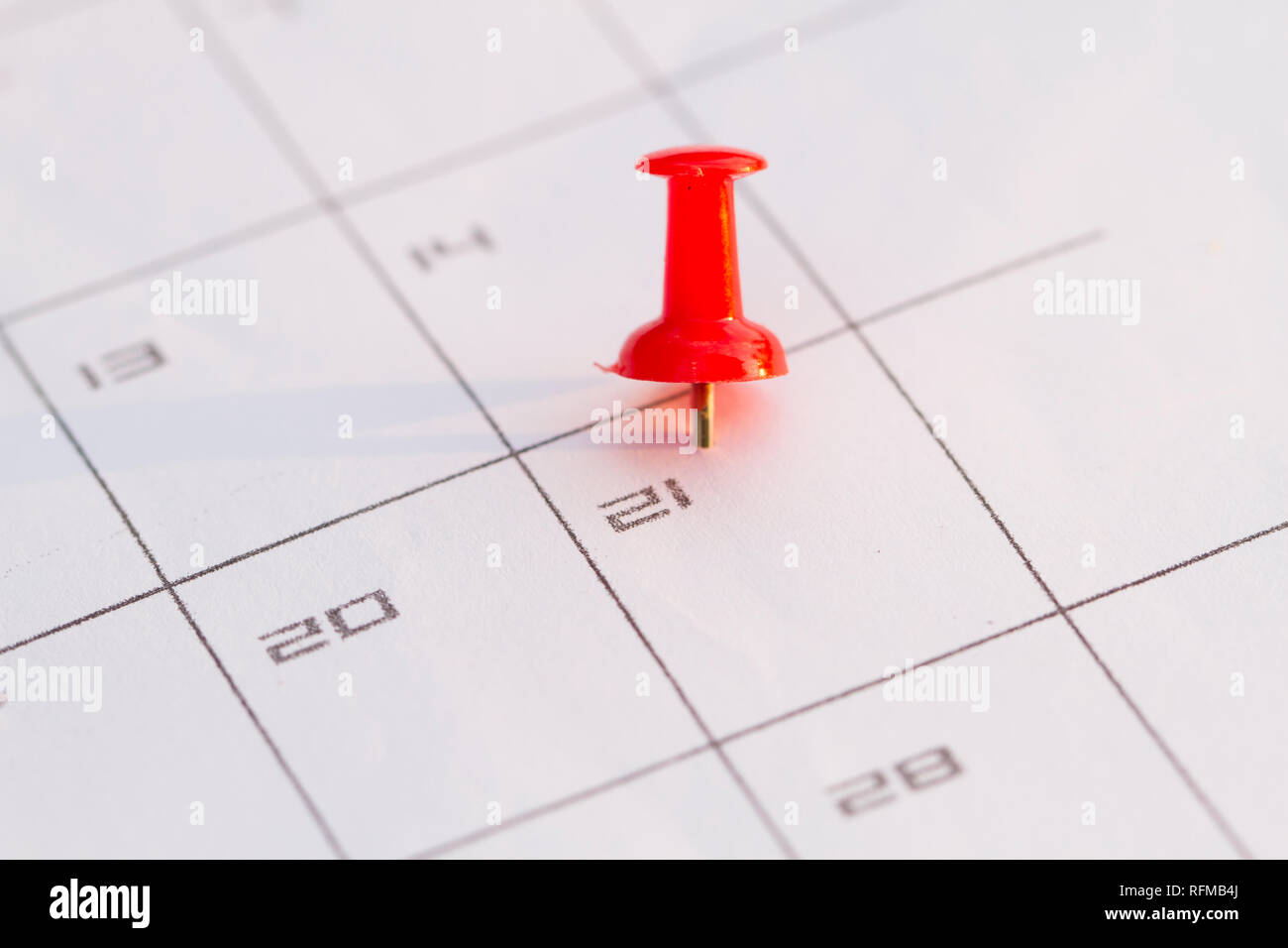 Date marking, important day Stock Photo - Alamy