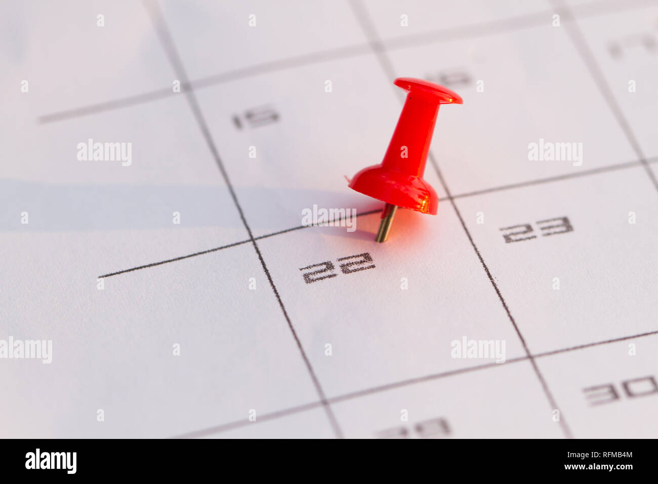Date marking, important day Stock Photo - Alamy