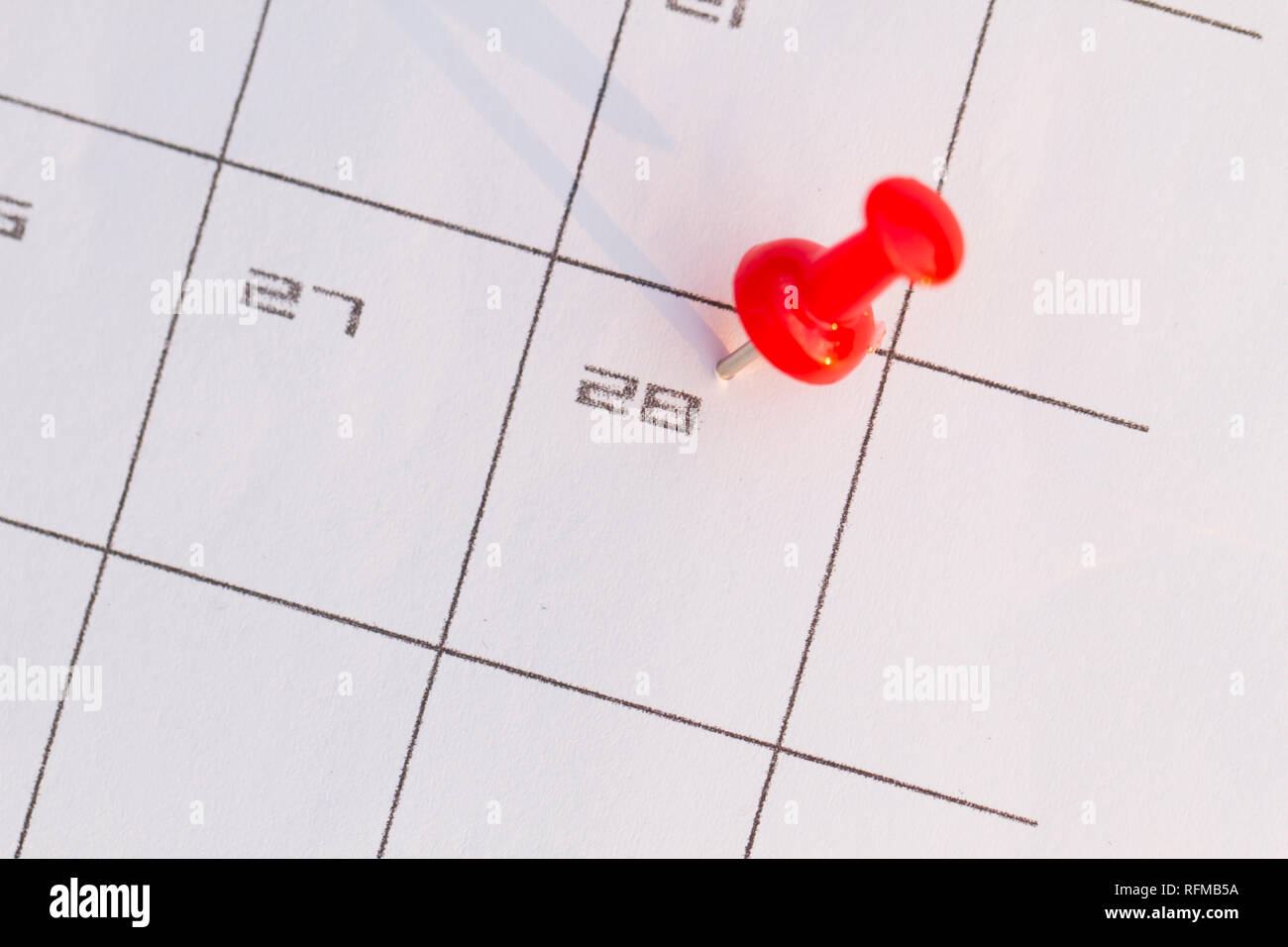 Date marking, important day Stock Photo - Alamy