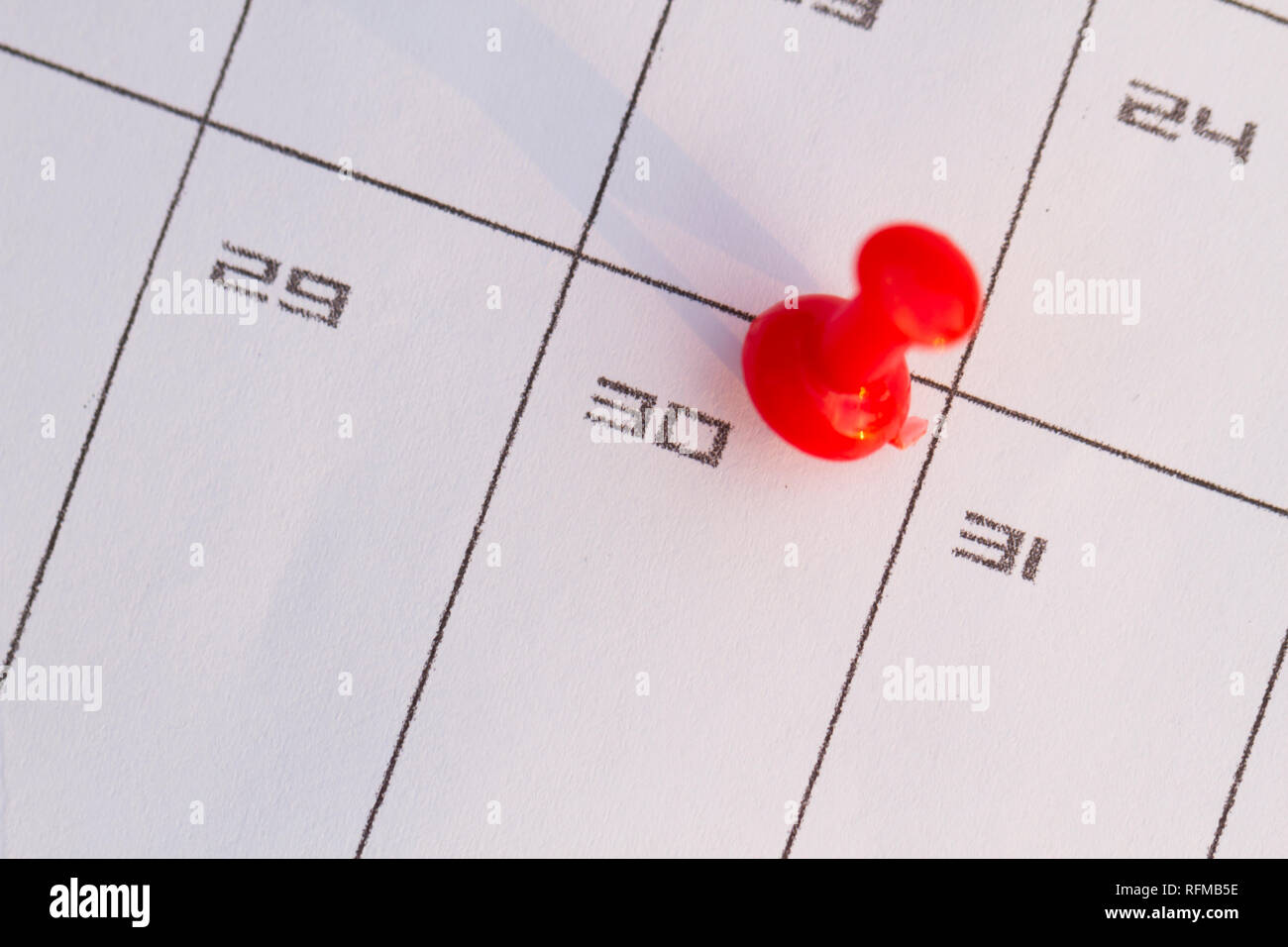 Date marking, important day Stock Photo - Alamy