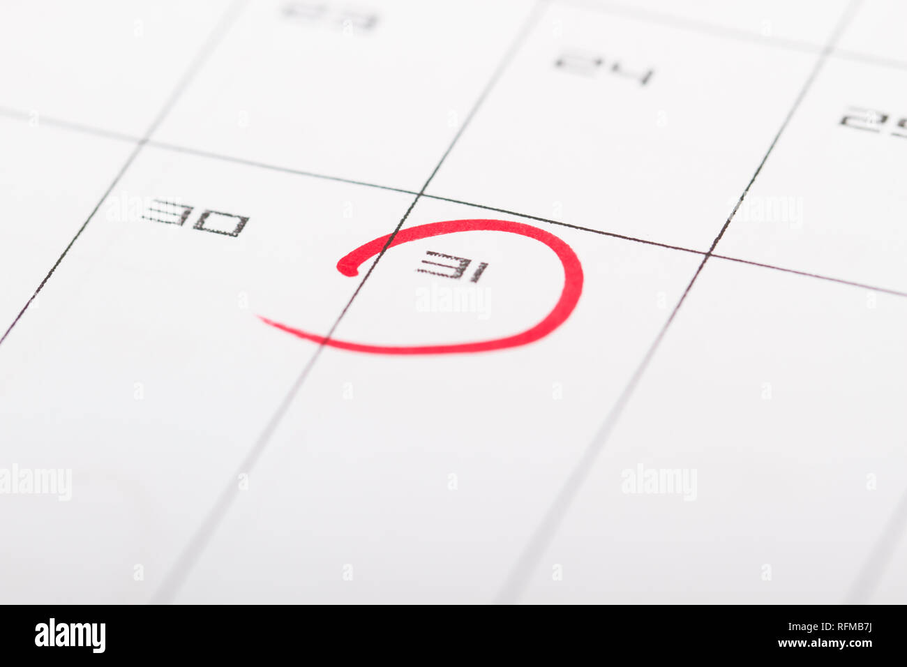 Date marking, important day Stock Photo - Alamy