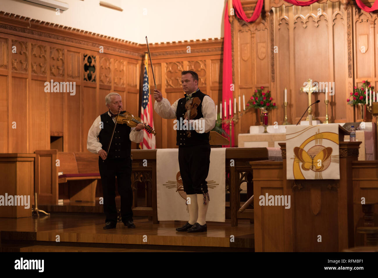 Stoughton, Wisconsin, USA - May 19, 2018: Norse Costume Style Show, Men ...