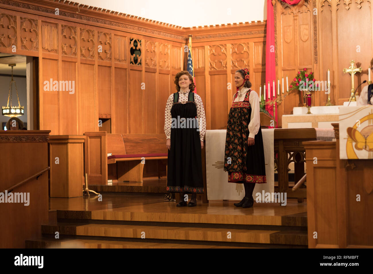 Stoughton, Wisconsin, USA - May 19, 2018: Norse Costume Style Show ...