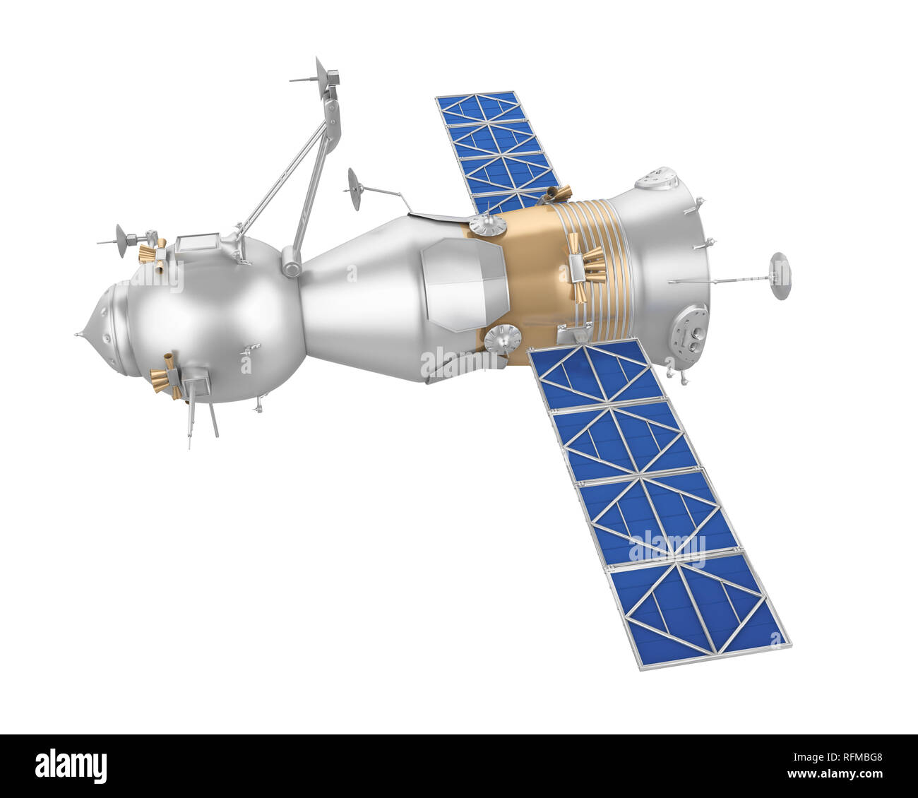 Satellite communication module Cut Out Stock Images & Pictures - Alamy