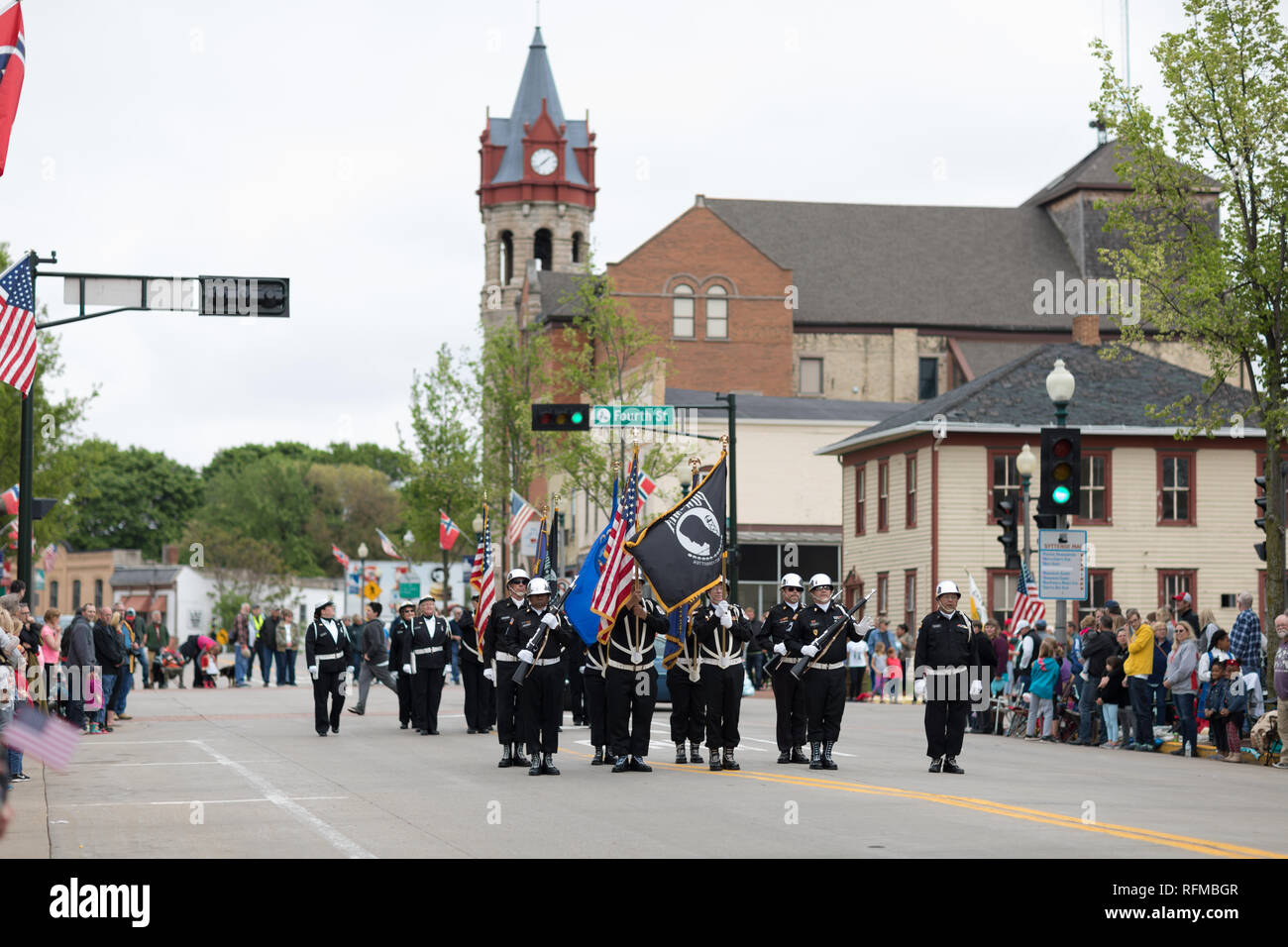 Norwegian american parade hi-res stock photography and images - Alamy
