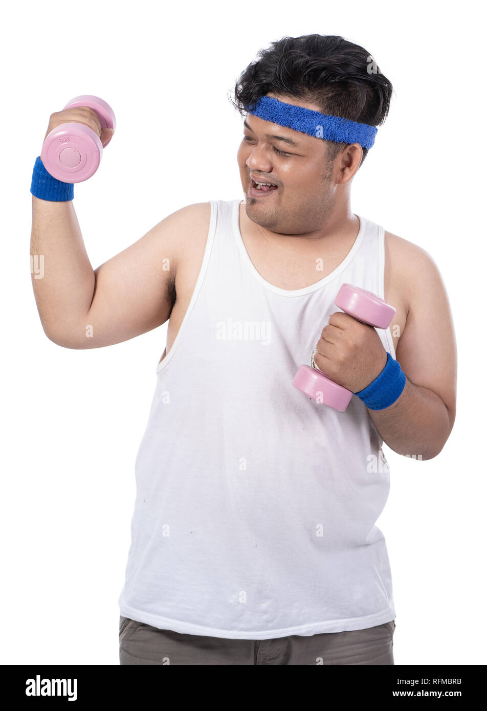 Fat Man Side View High Resolution Stock Photography and Images - Alamy