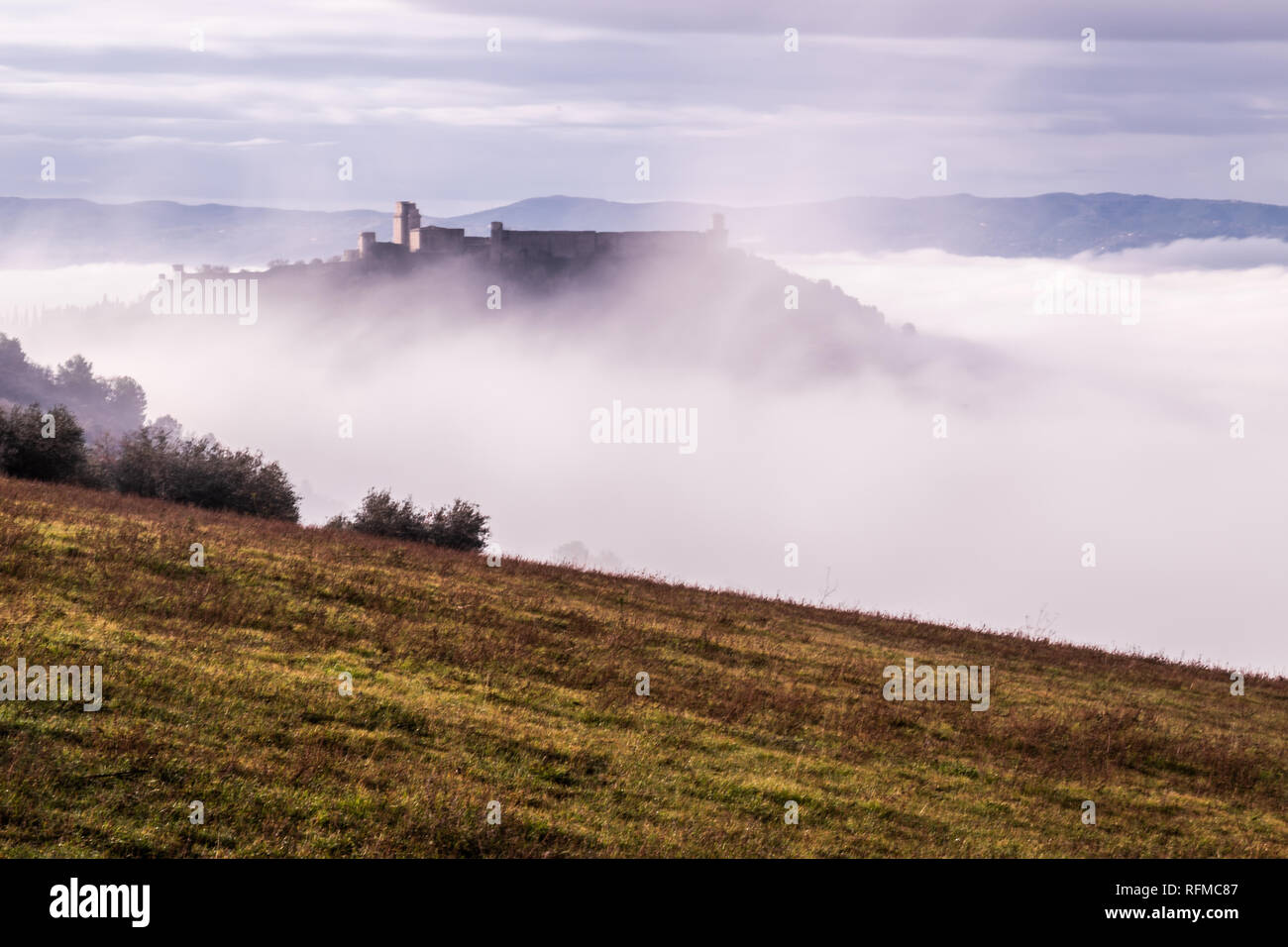 Old castle of assisi hi-res stock photography and images - Alamy