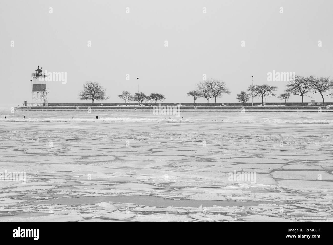 Winter in Chicago Stock Photo - Alamy