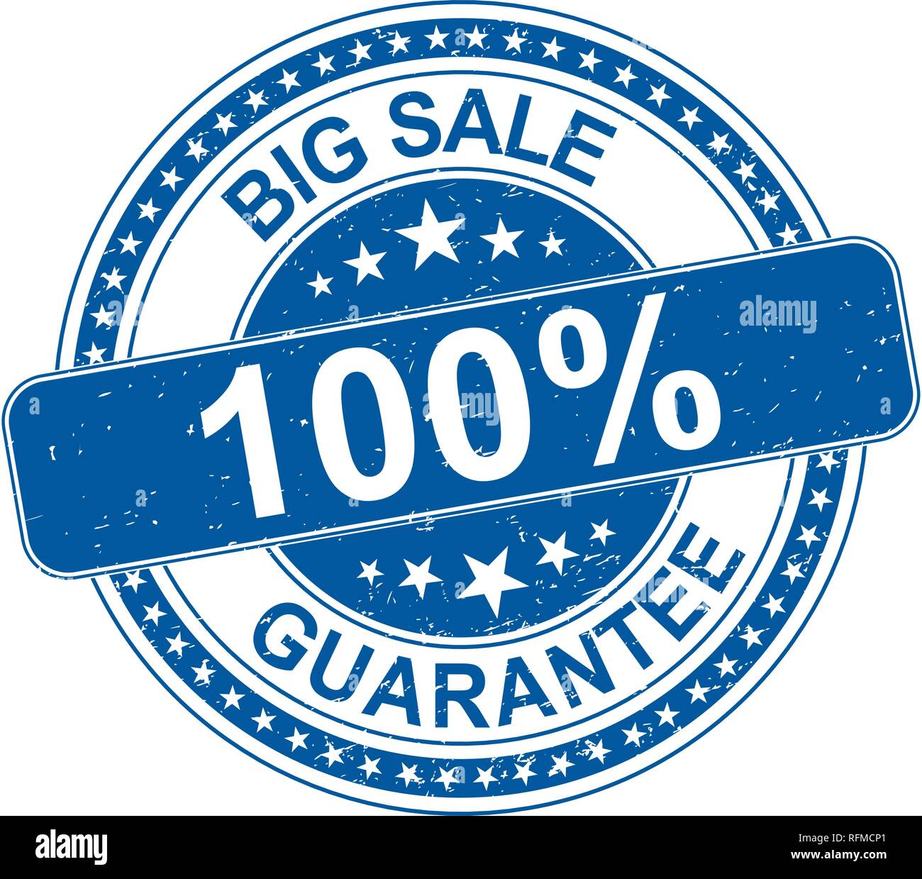round blue rubber stamp on white background Stock Vector Image & Art ...