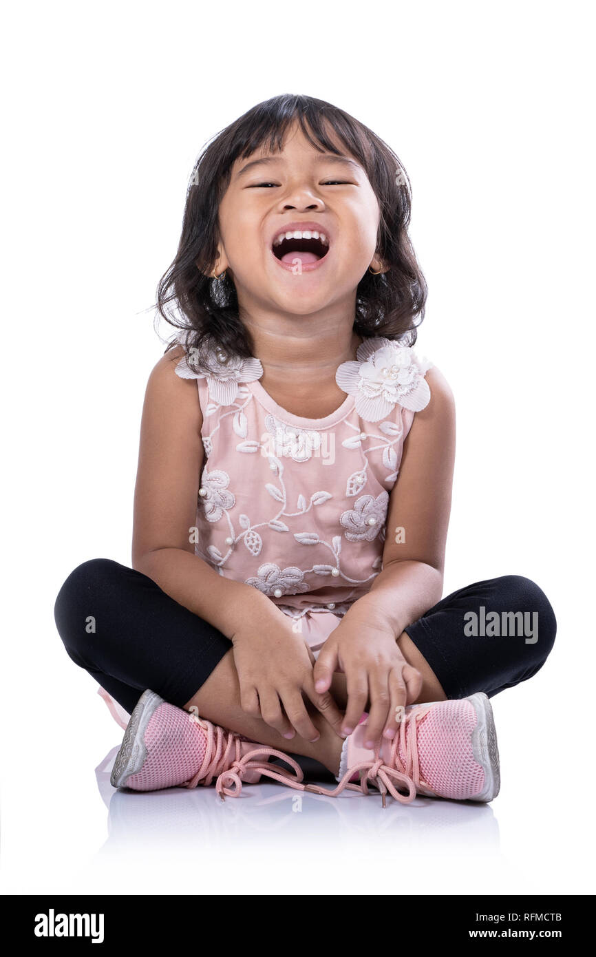 asian young kid excited Stock Photo - Alamy
