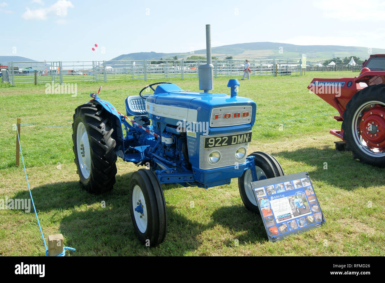 Ford Tractor at the Royal Manx Agricultural Show Stock Photo - Alamy