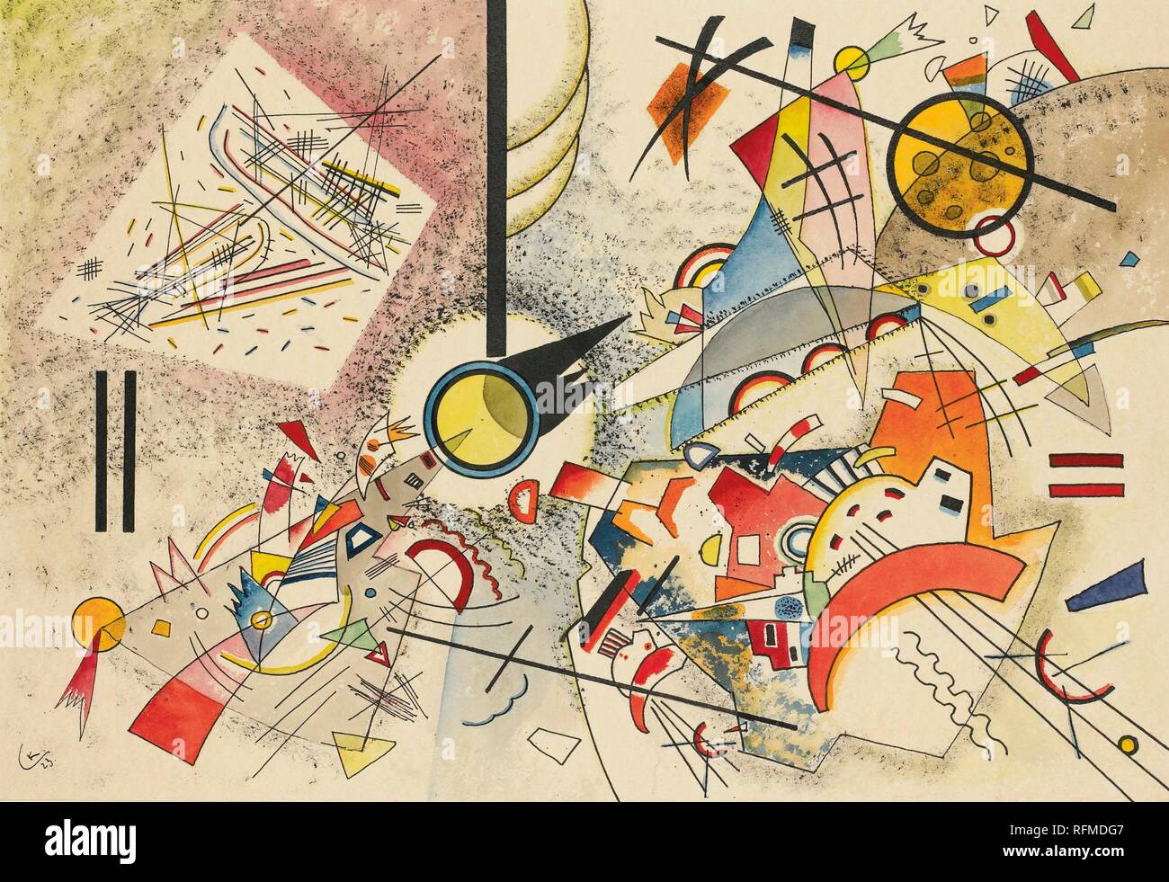 Oil painting abstract kandinsky hi-res stock photography and images - Alamy
