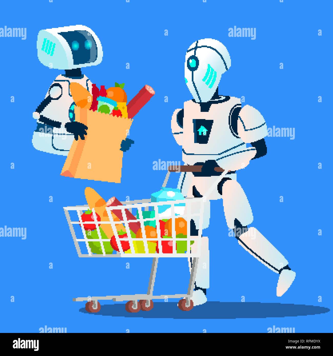 Robot humanoid sales Stock Vector Images - Alamy