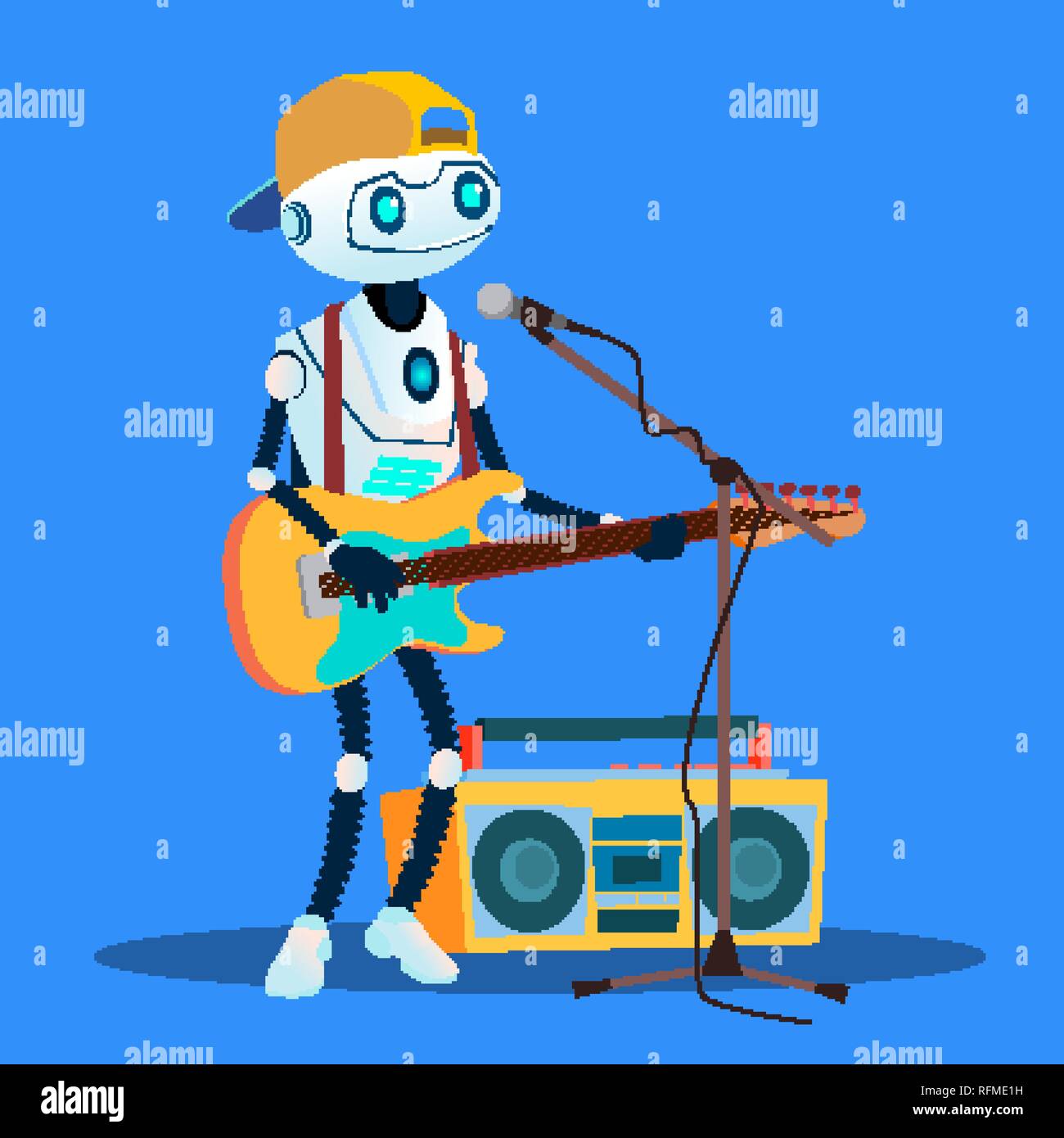 Futuristic city artist Stock Vector Images - Alamy