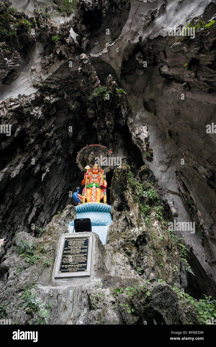 Hindu God Statue at Entrance of Batu Cave, Malaysia - Batu Caves - a ...