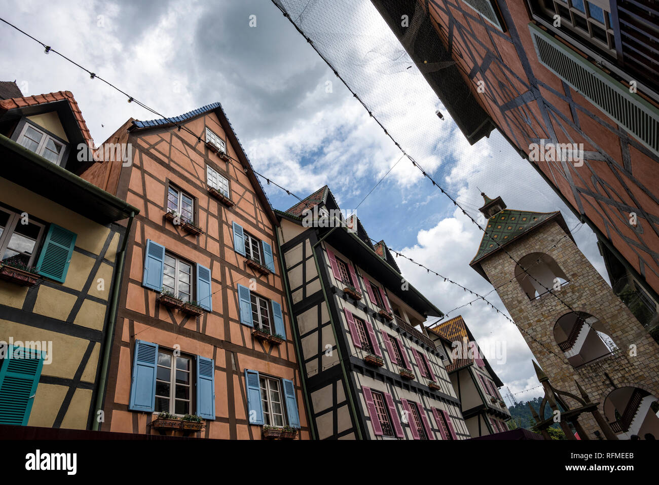 View of environment amd architecture around Colmar Tropicale at Bukit ...