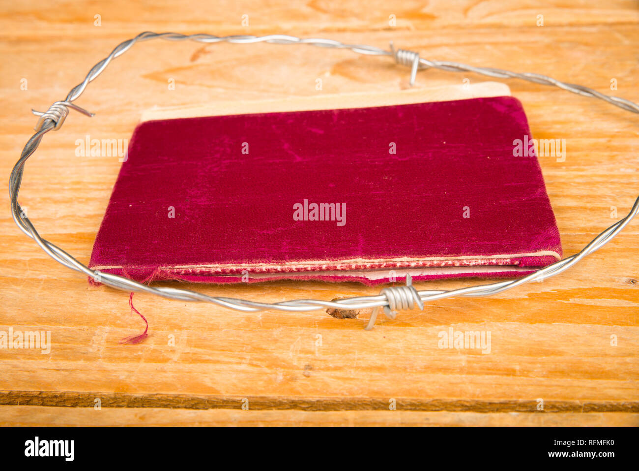 Old passport in an immigration concept Stock Photo - Alamy