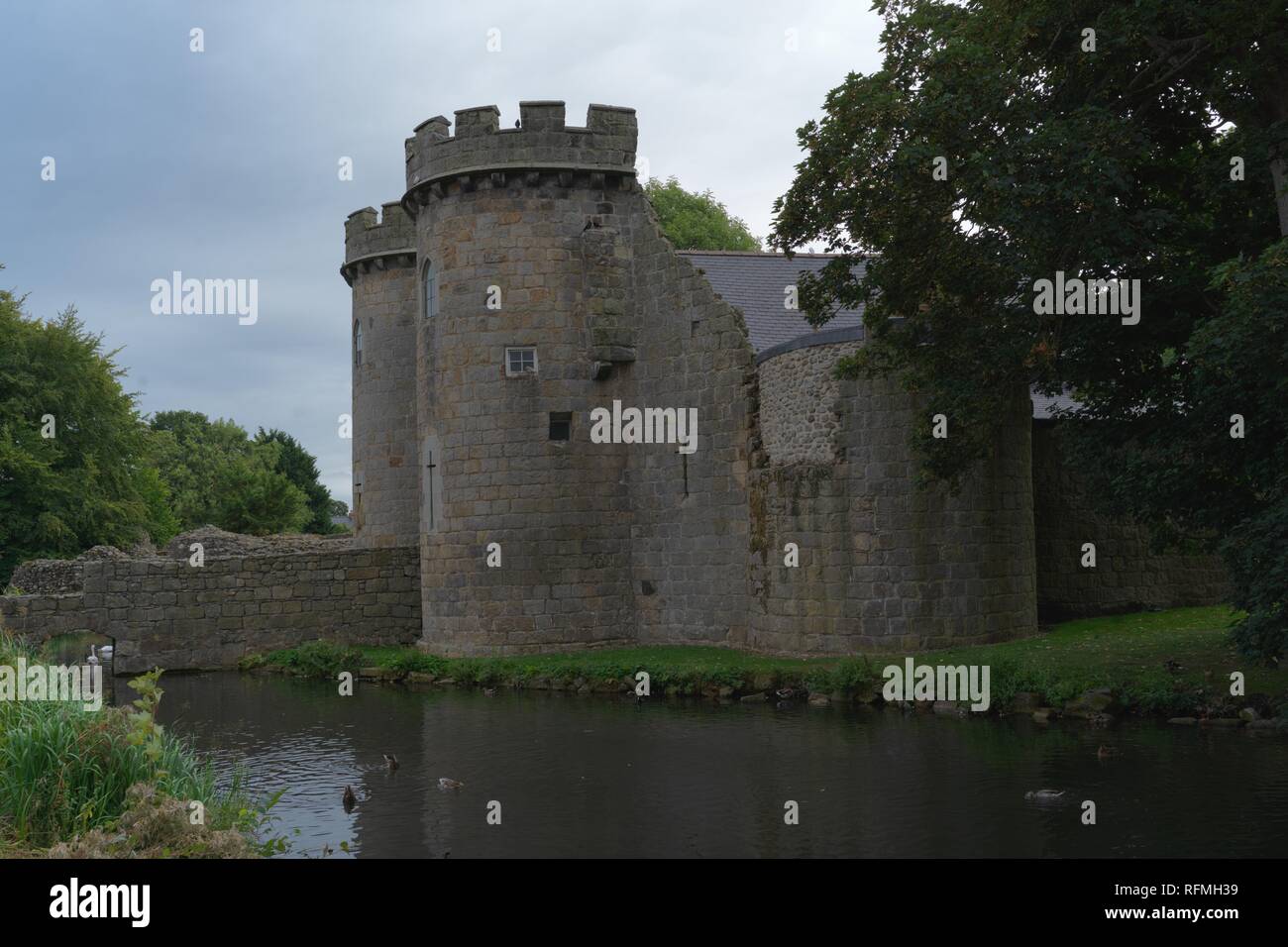 Whittington Castle, in Whittington near Oswestry Stock Photo - Alamy