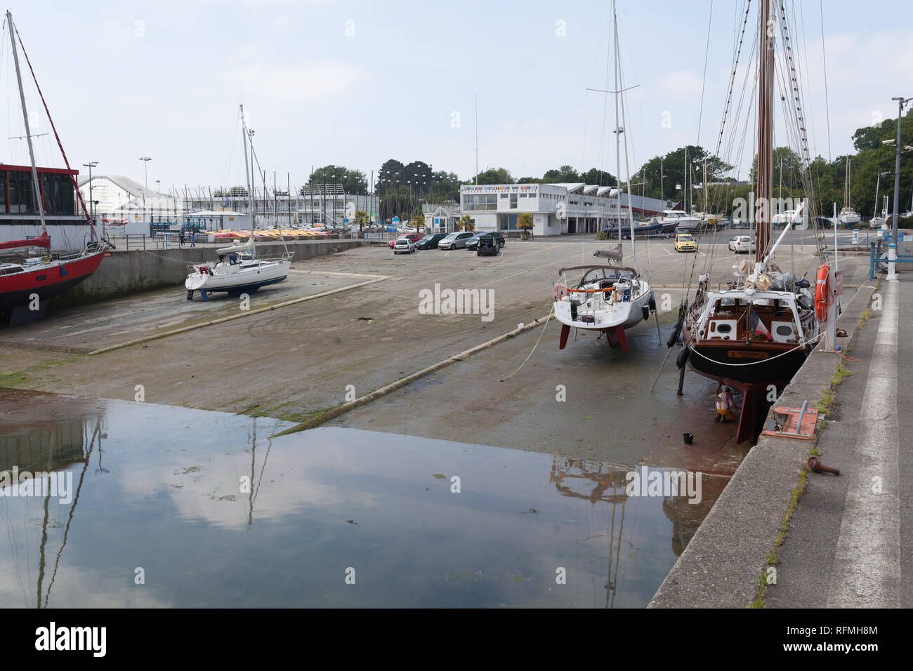 Yacht brest harbour hi-res stock photography and images - Alamy