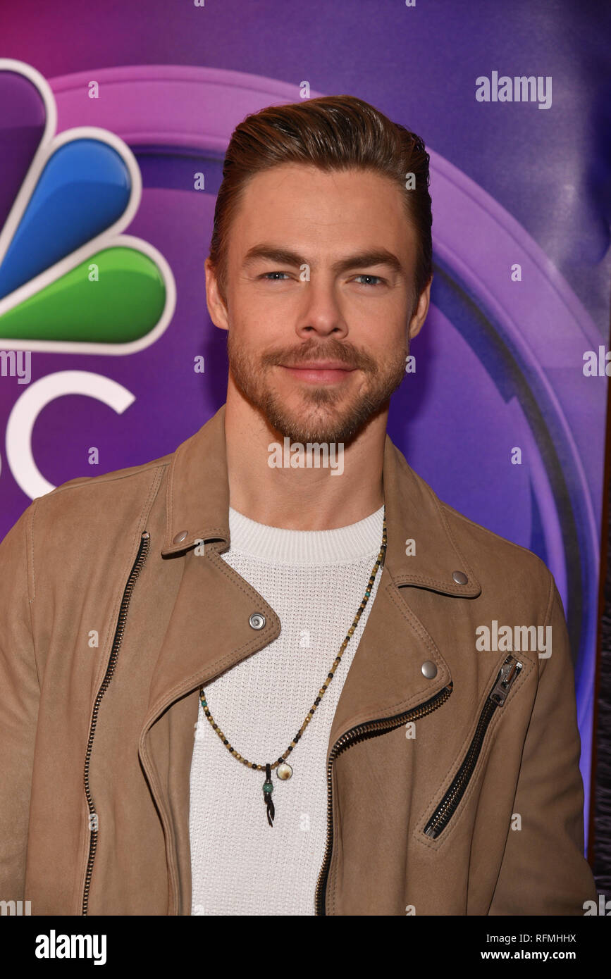 Derek Hough attends NBC's New York Mid Season Press Junket at Four ...