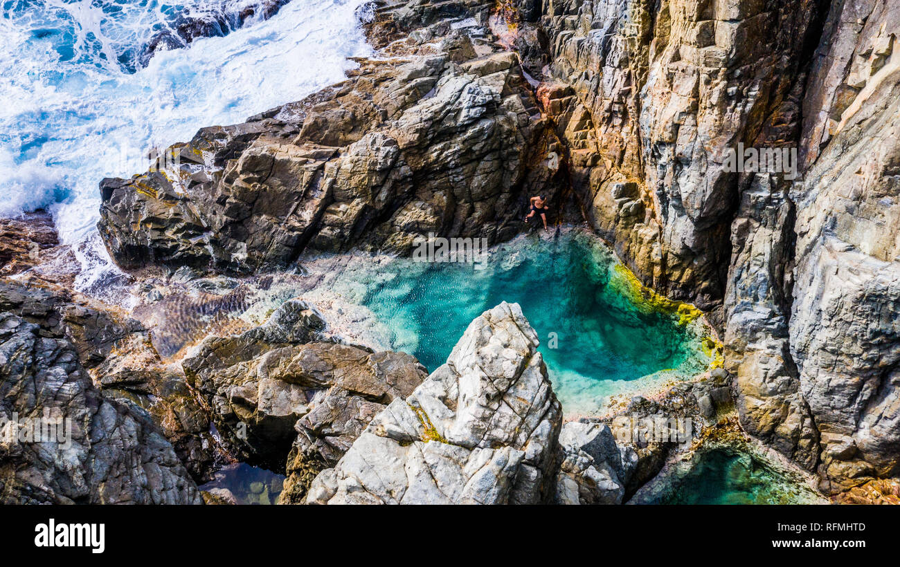 Piscines Naturelles, Natural Pool, Grand Fond, very North East corner ...