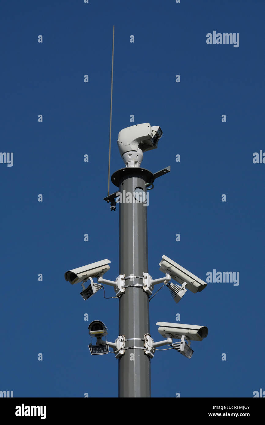 Surveillance cameras placed by Israeli police in the Palestinian ...