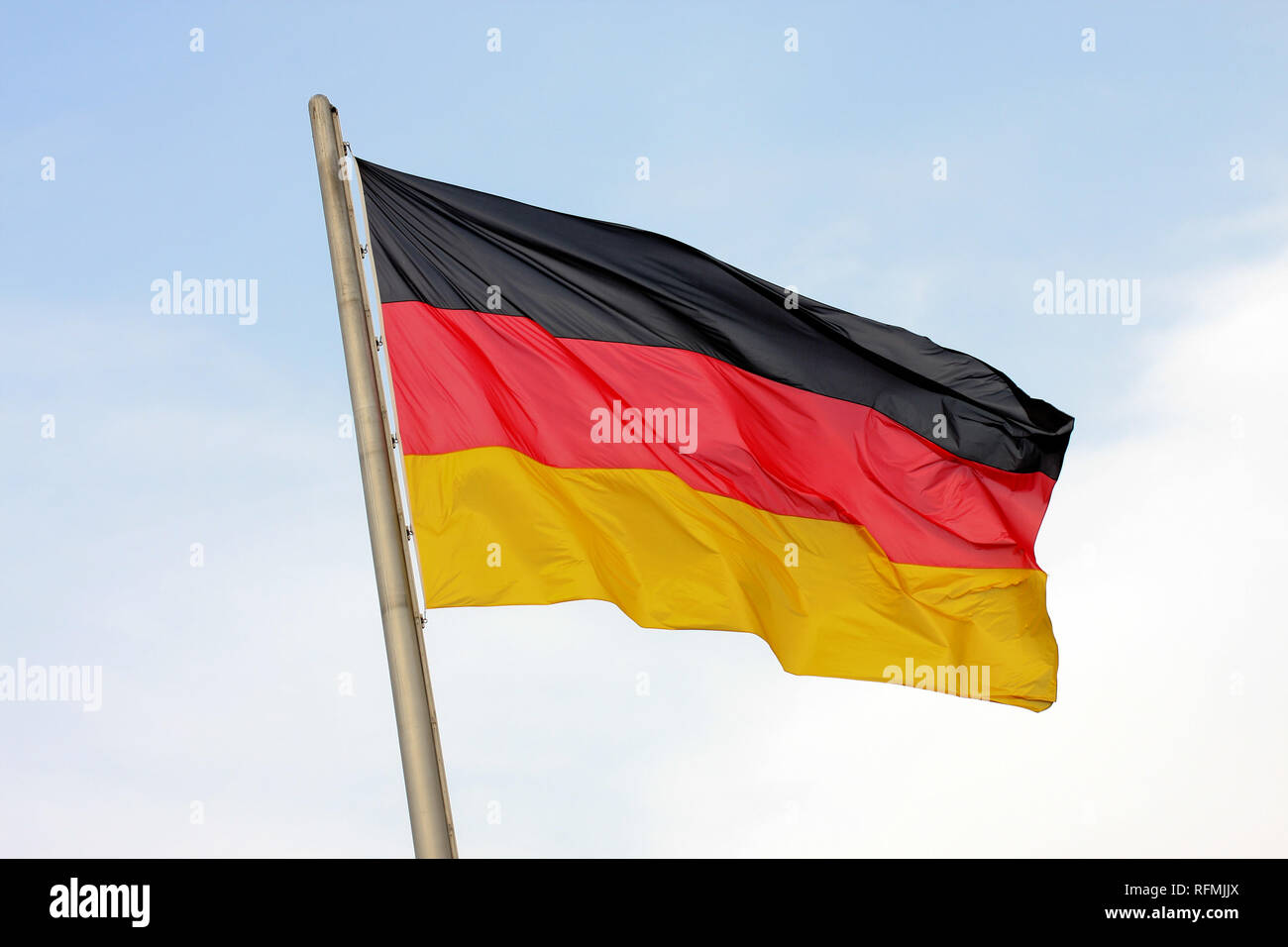 The national German flag of Germany Stock Photo - Alamy
