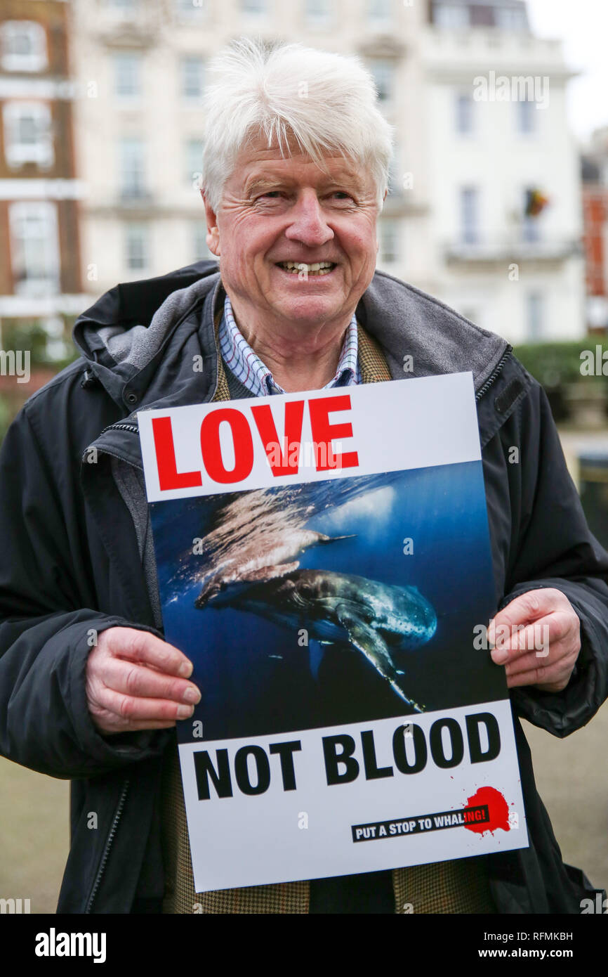 Former Foreign Secretary Boris Johnson's father Stanley Johnson is seen ...