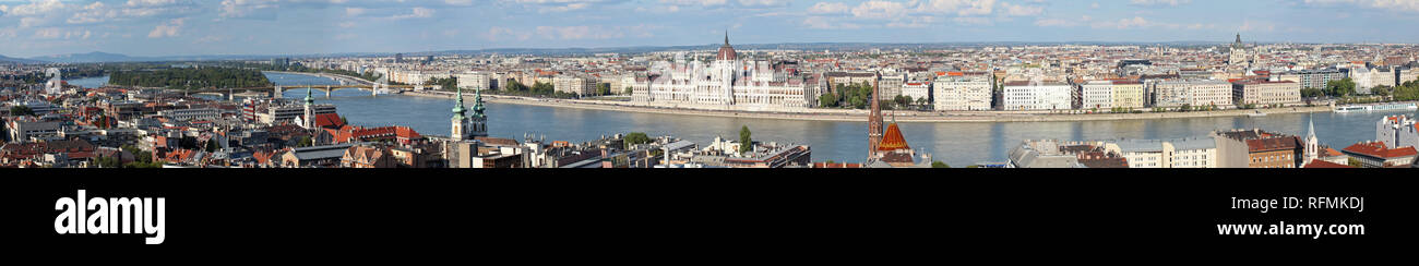 Panorama of Budapest in high resolution Stock Photo - Alamy