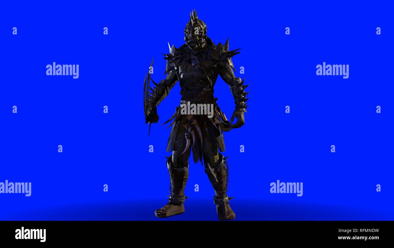 ferocious orc fighter Stock Photo - Alamy