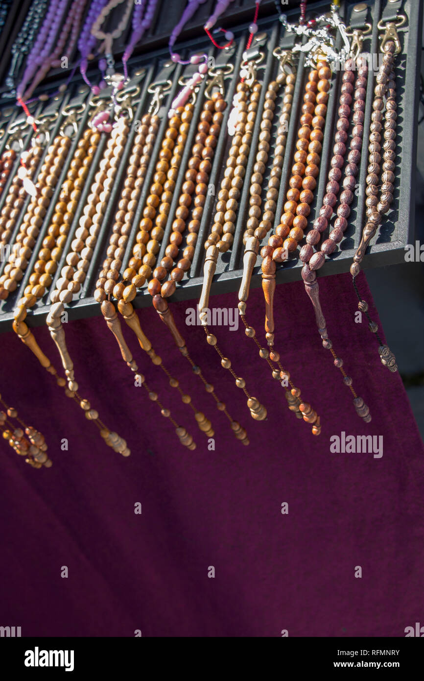 Set of praying beads of various colors Stock Photo - Alamy