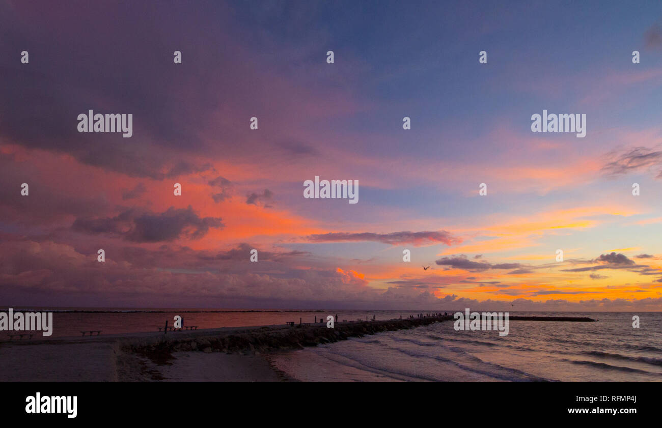 Sunrise at the Beach at Fort Pierce, Florida Stock Photo - Alamy