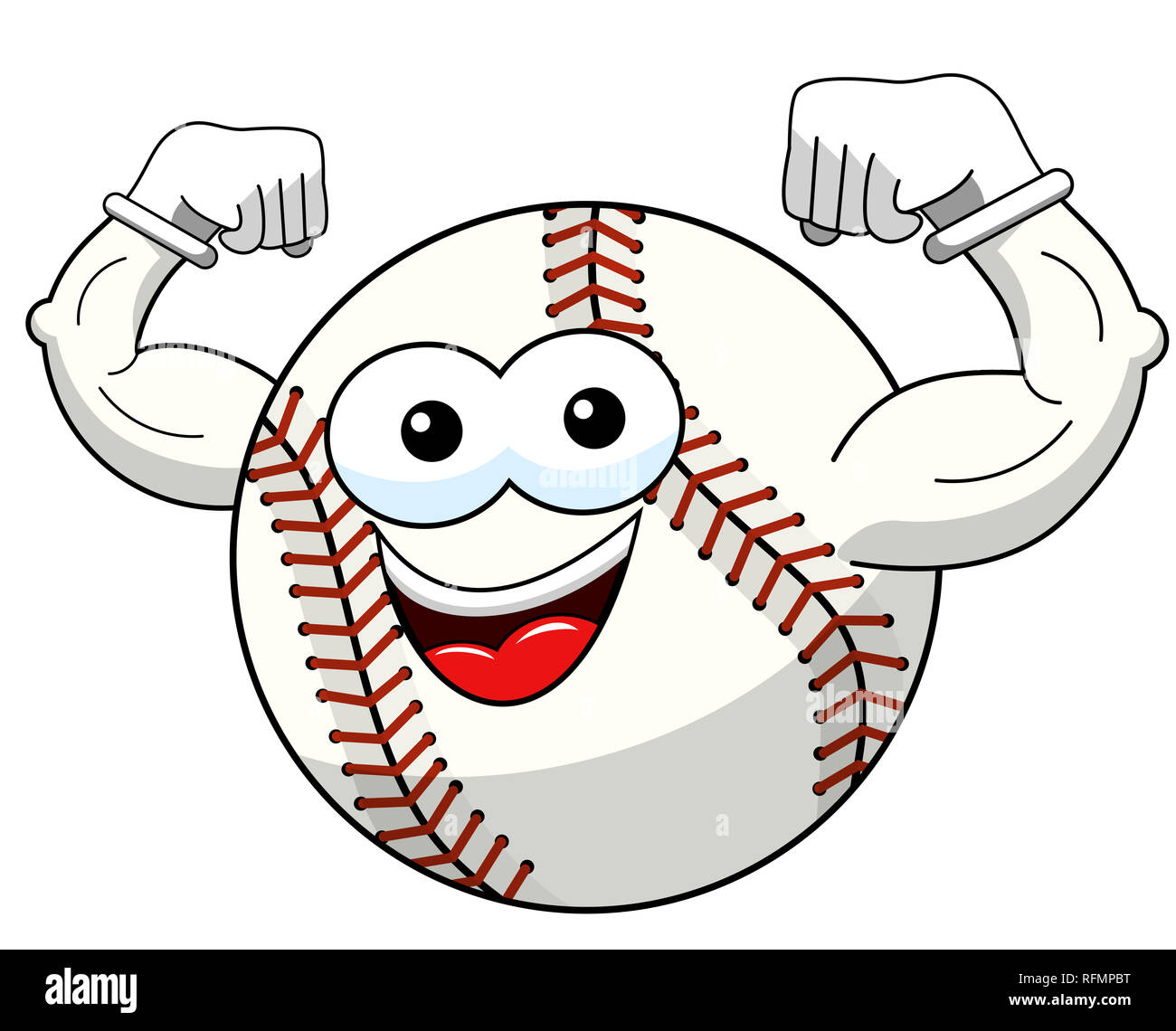 Becky Biceps Cartoon Muscles