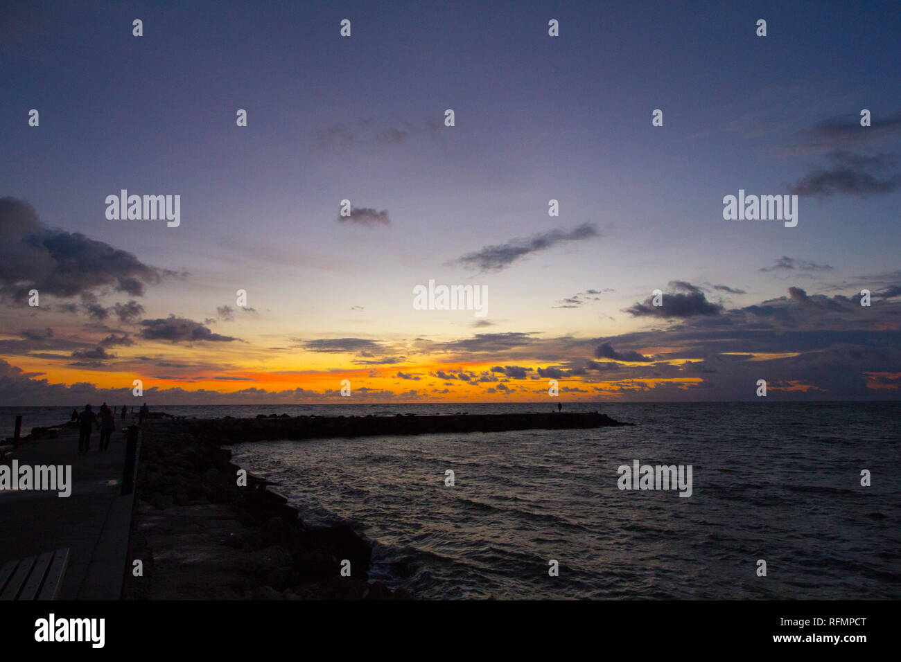 Sunrise at the Beach at Fort Pierce, Florida Stock Photo - Alamy