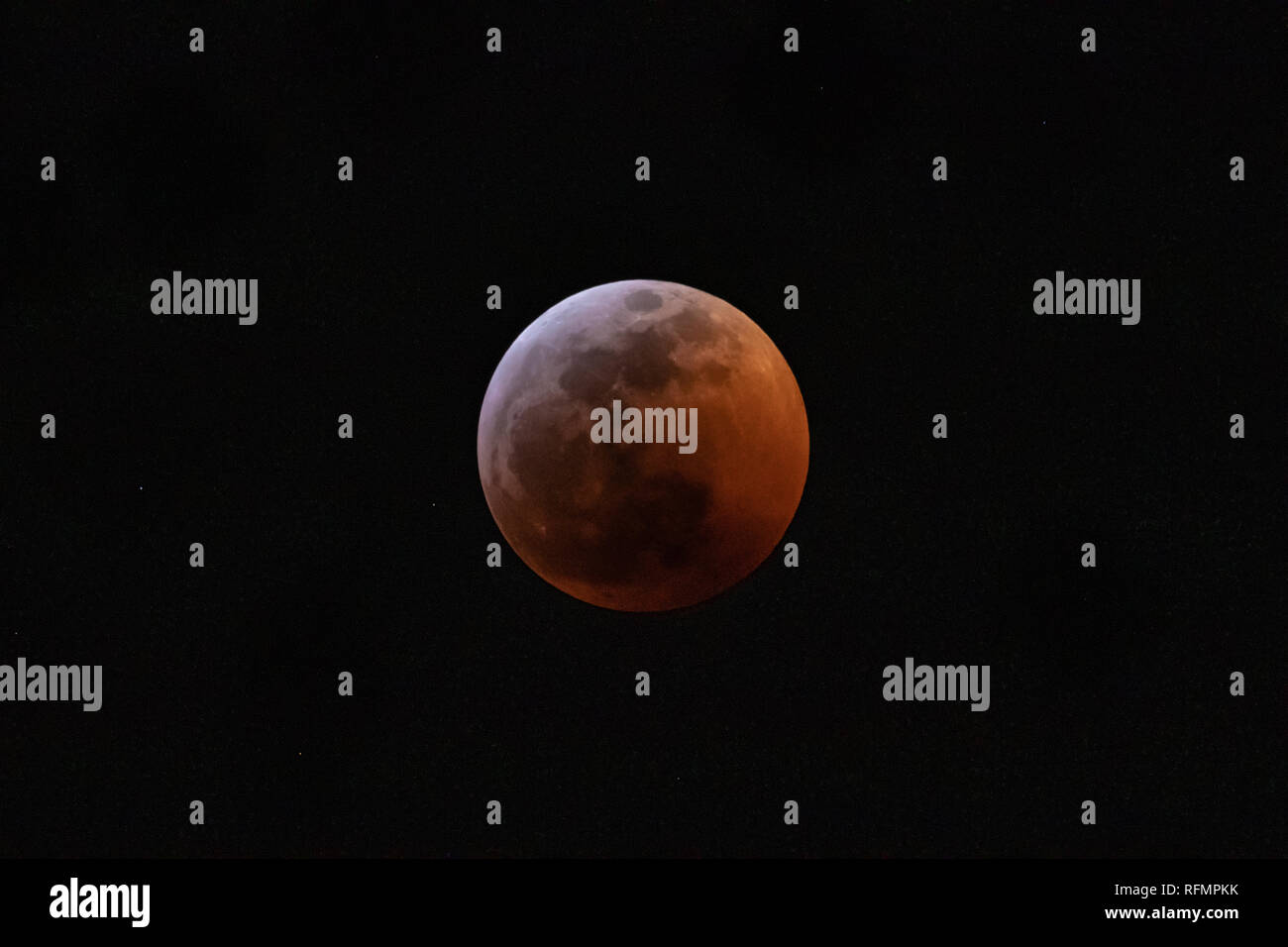 Super Wolf Blood Moon Jefferson County, Colorado USA January 20, 2019 ...