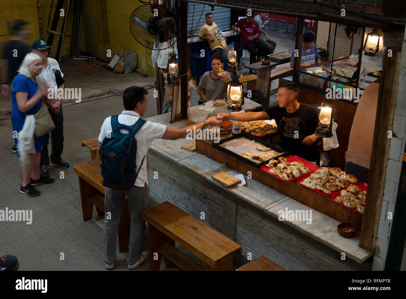 San Telmo Market, large indoor market located in the ancien San Telmo ...