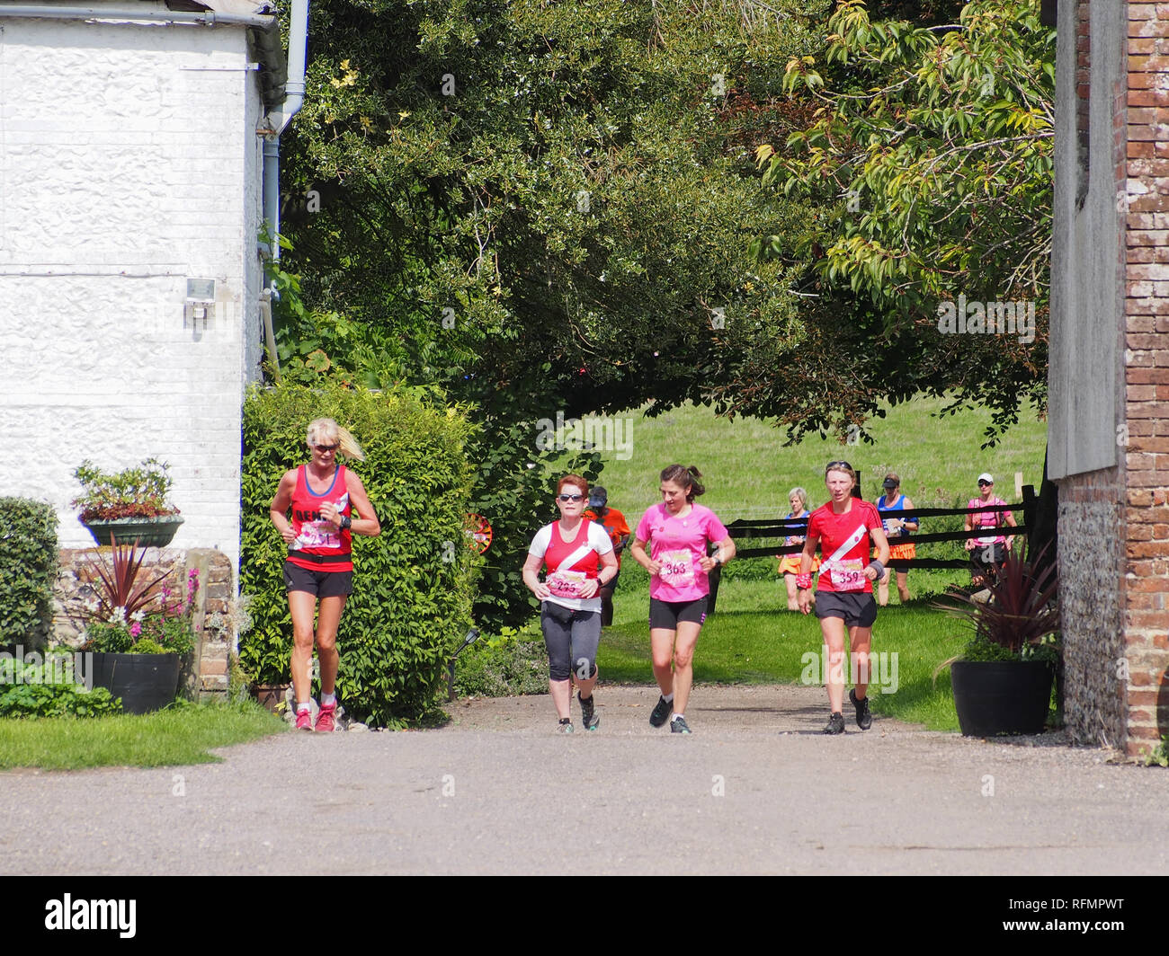 Summer running trail hi-res stock photography and images - Alamy