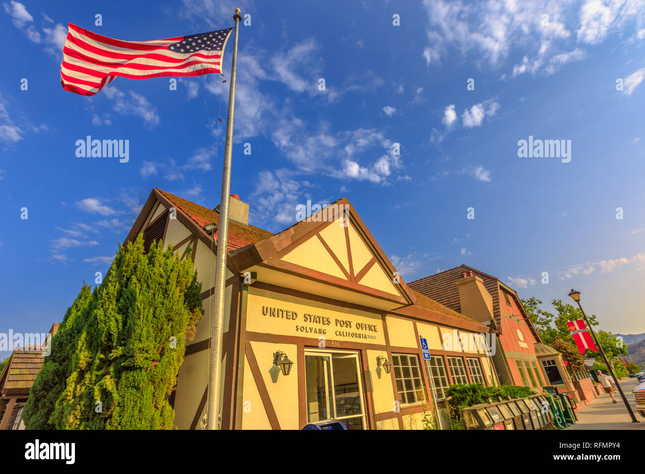 Solvang california flag hi-res stock photography and images - Alamy