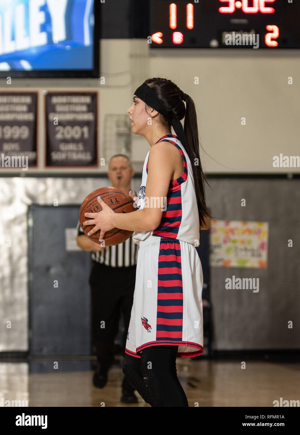 Girls basketball action with University Prep vs. Central Valley High ...