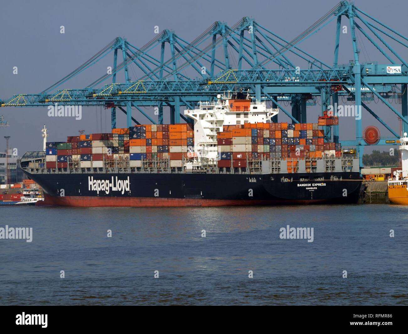Bangkok Express IMO 9252553 at Antwerp Stock Photo - Alamy