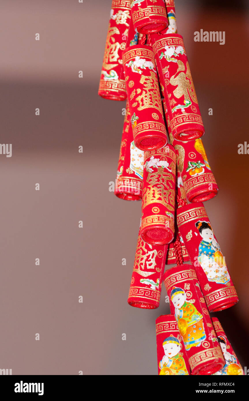 Chinese Lantern Poppers Stock Photo - Alamy